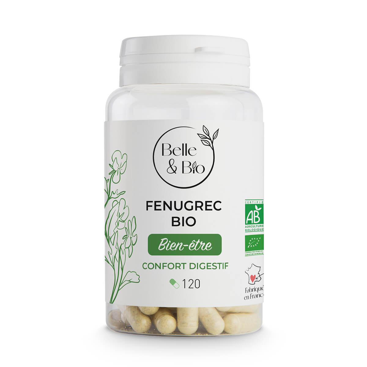 Fenugrec Bio (120 Gélules) - Digestion